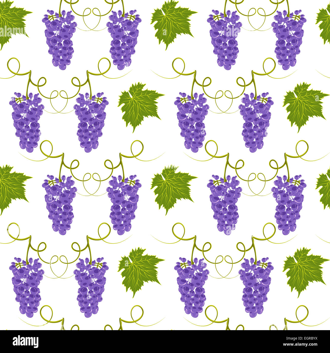 Dessin de grappe de raisin Banque de photographies et d’images à haute ...