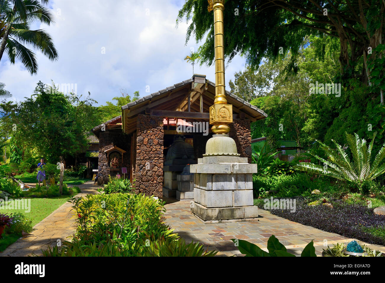 Kauai hindu temple Banque de photographies et d’images à haute ...