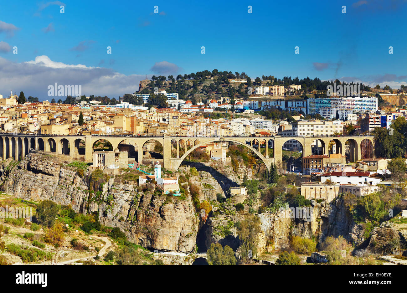 Constantine, la troisième plus grande ville de l'Algérie Photo Stock ...