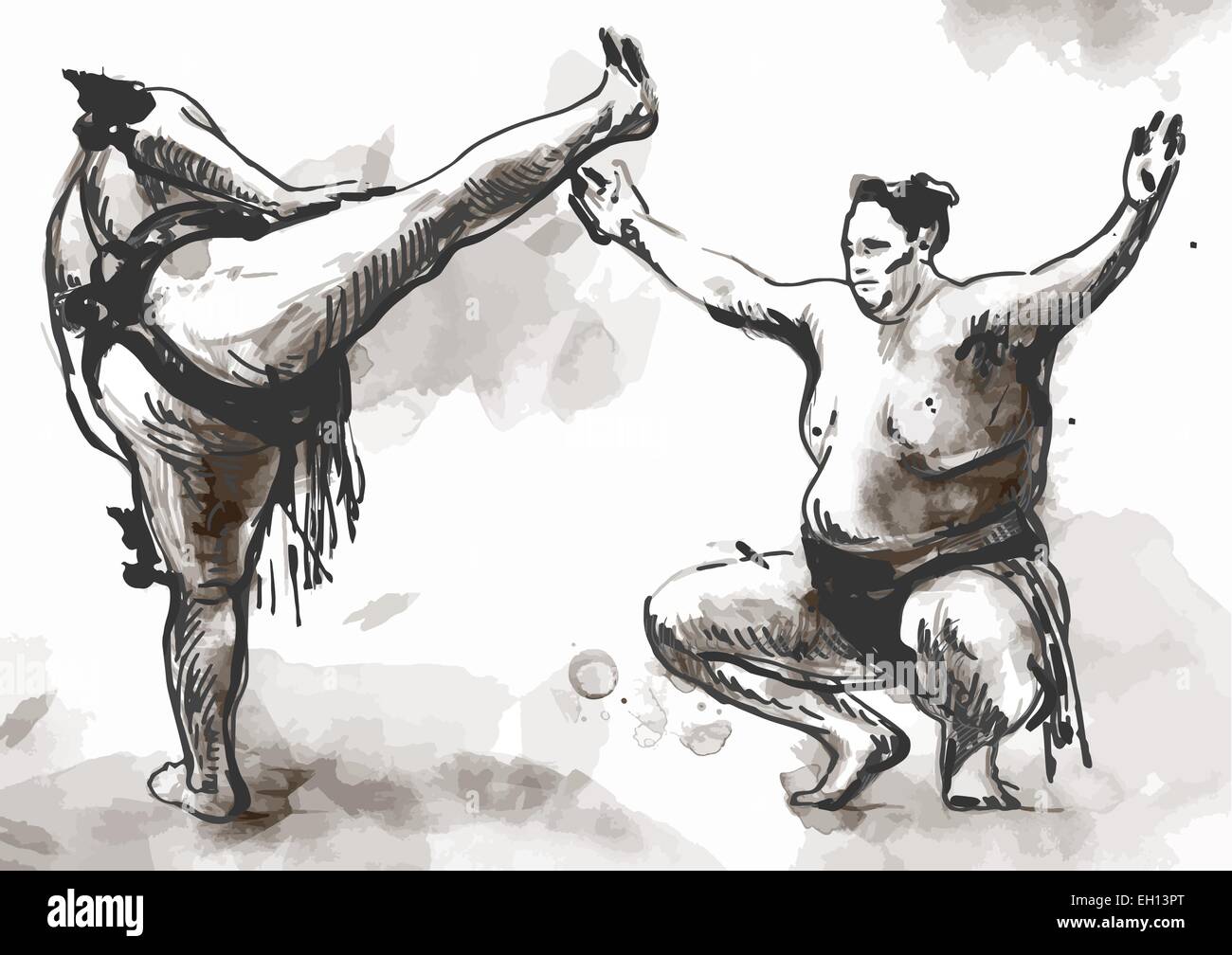 Un hand drawn (converti) vector à partir de la série Arts Martiaux : LE ...