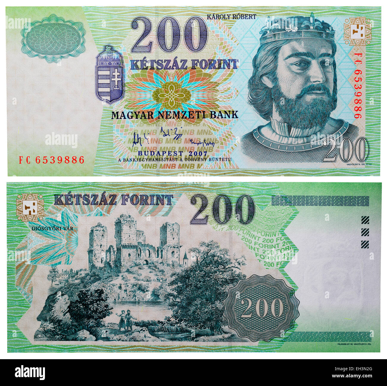 Forint note currency hungary forint Banque de photographies et d’images ...