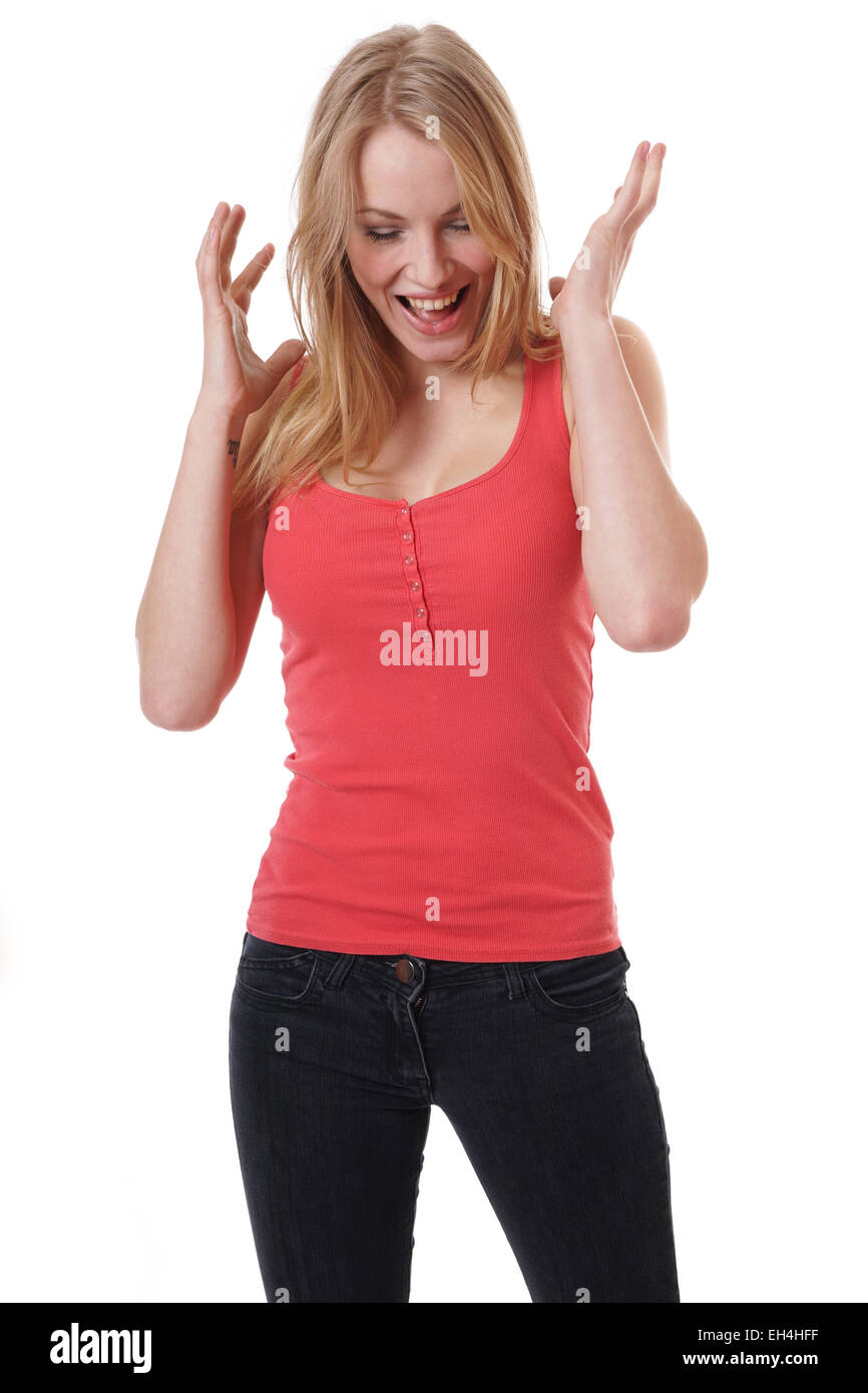 Crier et rire Banque d'image et photos - Alamy