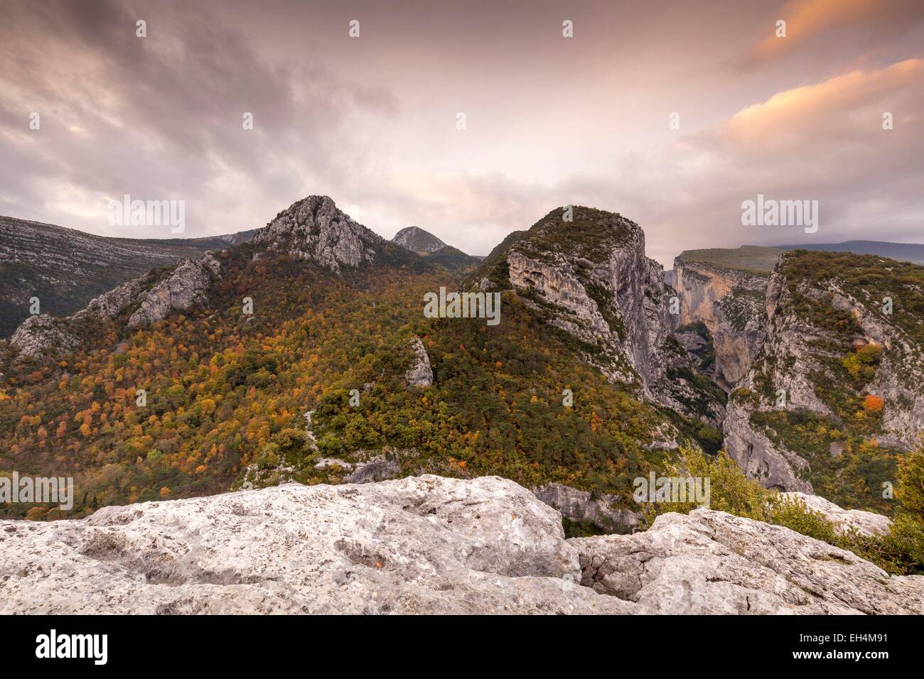 France, Alpes de Haute Provence, parc naturel régional du Verdon, le ...