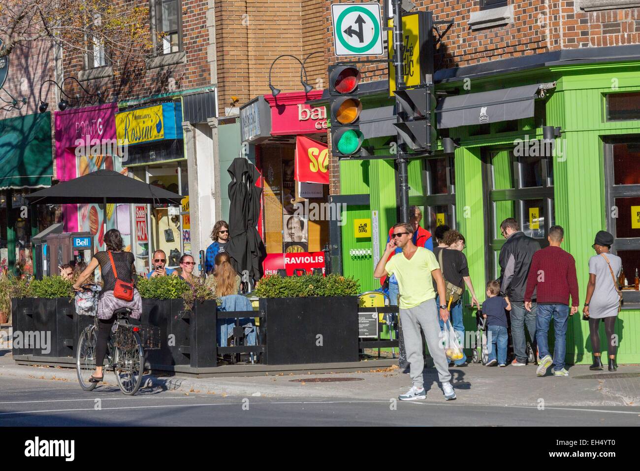 Panneau de signalisation du québec Banque de photographies et d’images ...