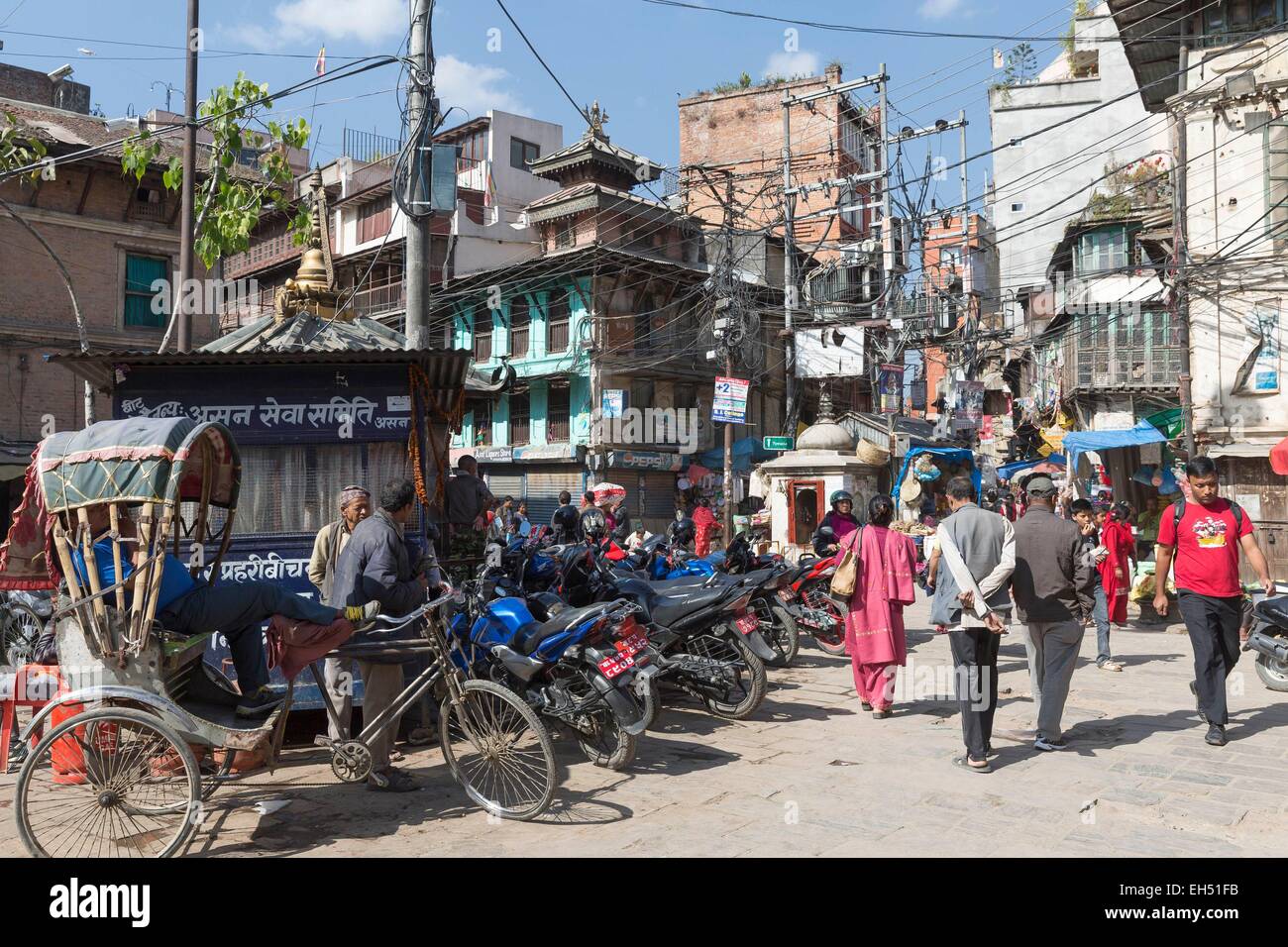 District de thamel à kathmandu Banque de photographies et d’images à ...