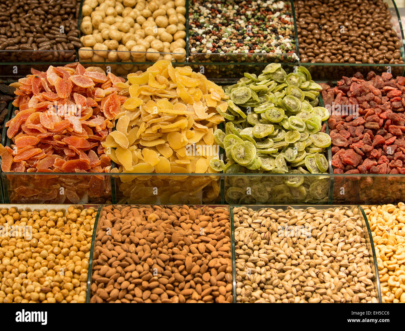 Istanbul, Turquie Le Grand Bazar de fruits secs et d'oléagineux Photo ...