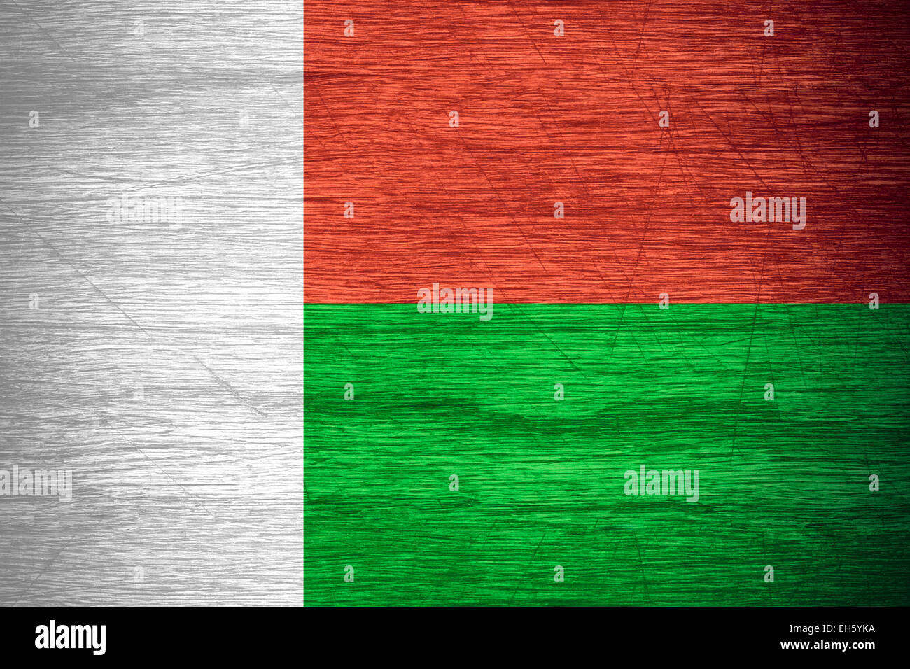 Drapeau de madagascar Banque de photographies et d’images à haute ...