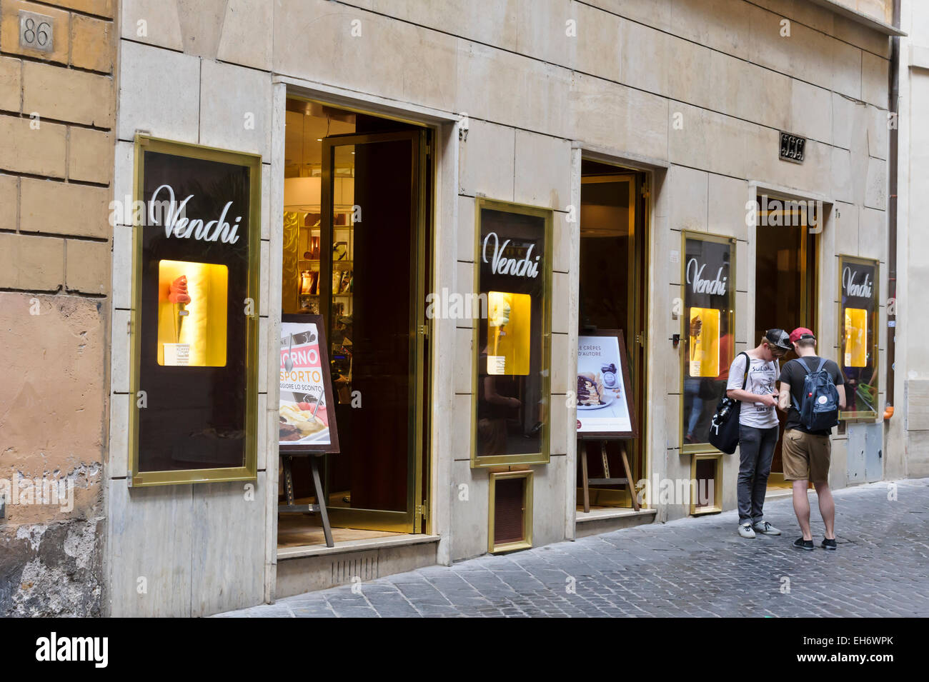 Venchi rome Banque de photographies et d’images à haute résolution - Alamy