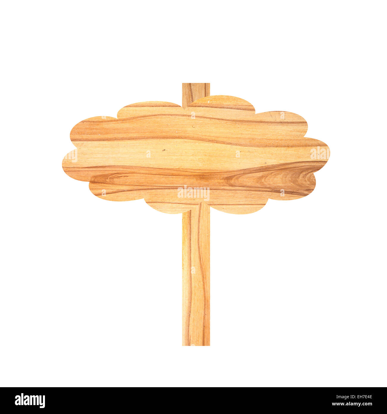 Pancarte en bois isolé sur fond blanc Photo Stock - Alamy