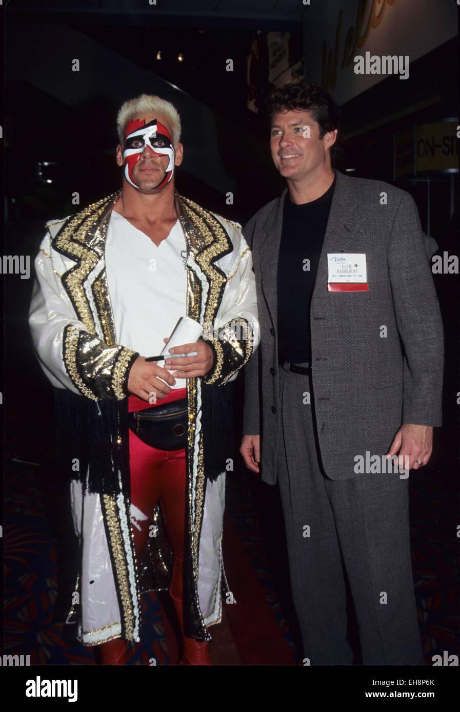 STING avec David Hasselhoff.Steve Borden. NAPTE Convention de 1995 1995 ...