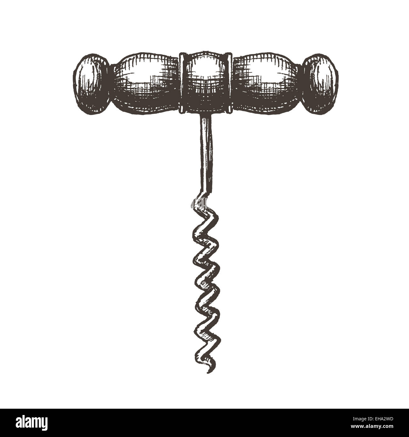 Tire-bouchon à vin logo vector modèle. icône de l'objet ou du liège ...