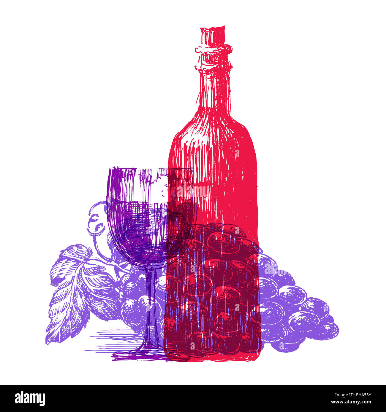 Modèle de conception de logo vector vin vigne vignoble. ou icône Photo ...