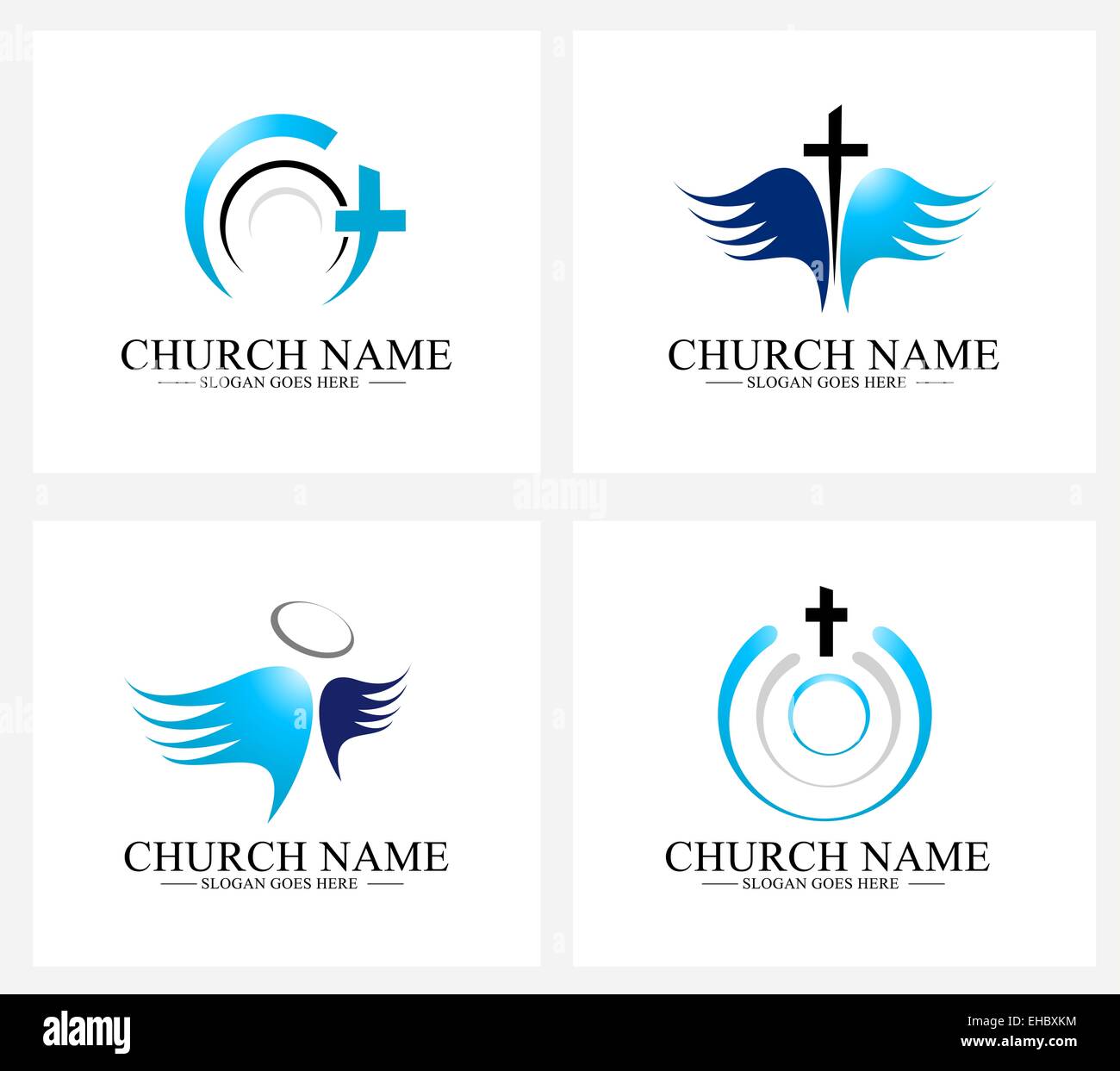 Church logo Banque de photographies et d’images à haute résolution - Alamy