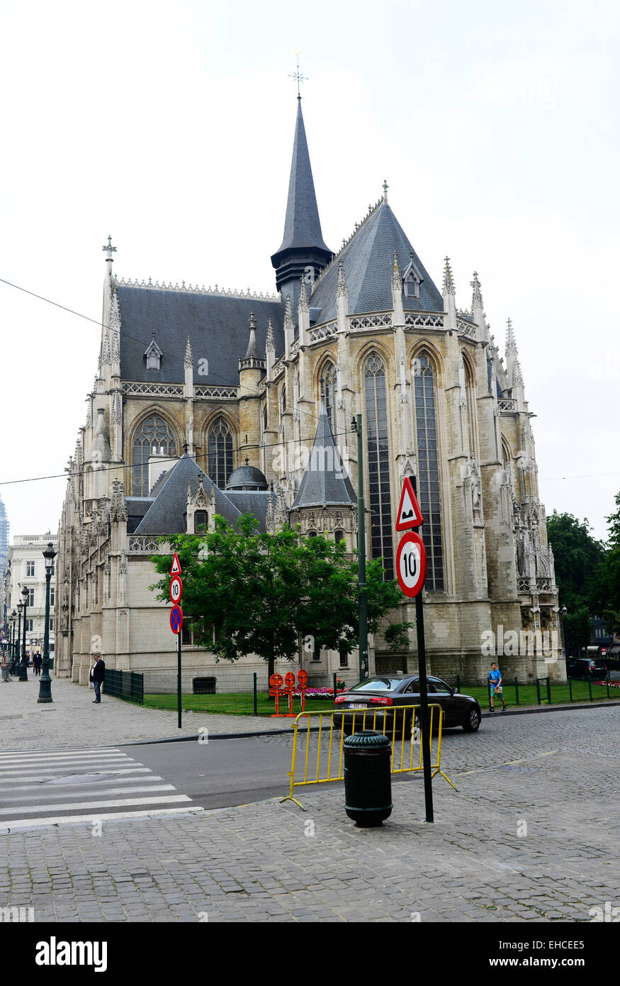 Church notre dame du sablon brussels Banque de photographies et d ...