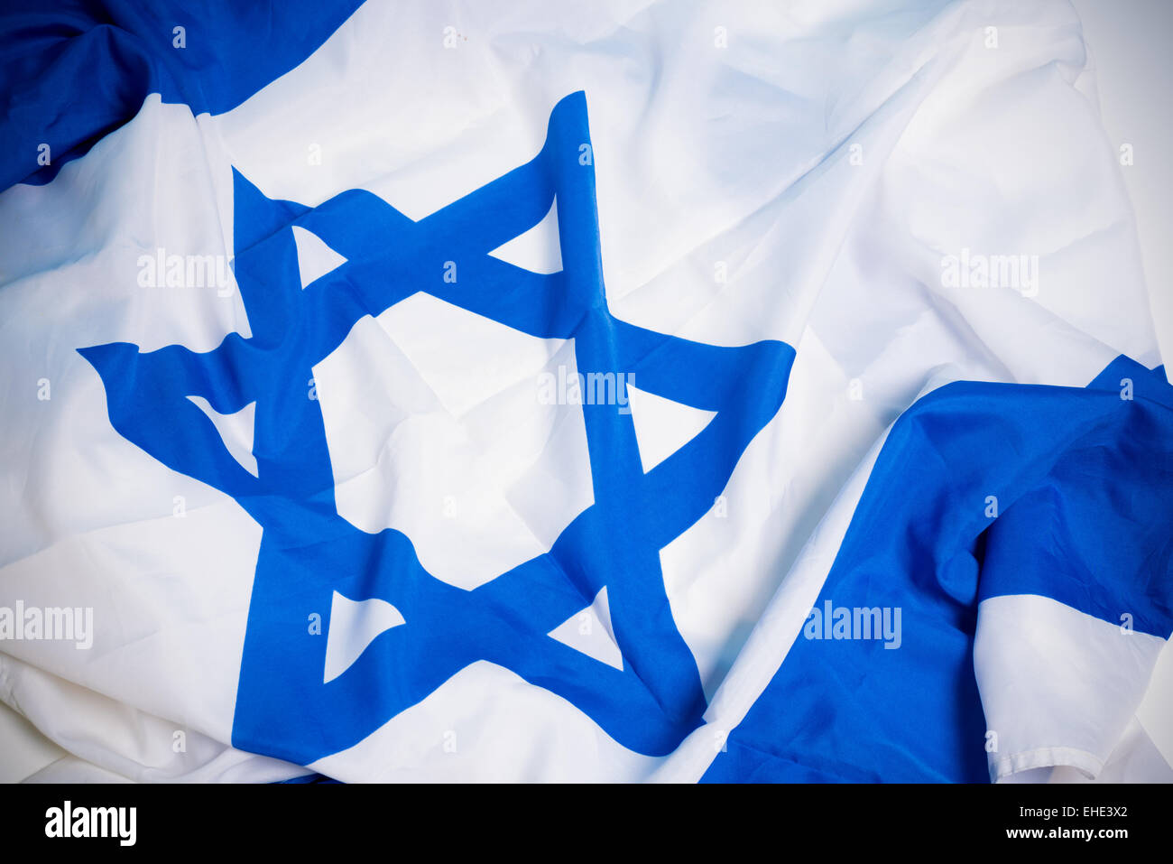 Drapeau de la nation d'Israël avec l'étoile de David Photo Stock - Alamy
