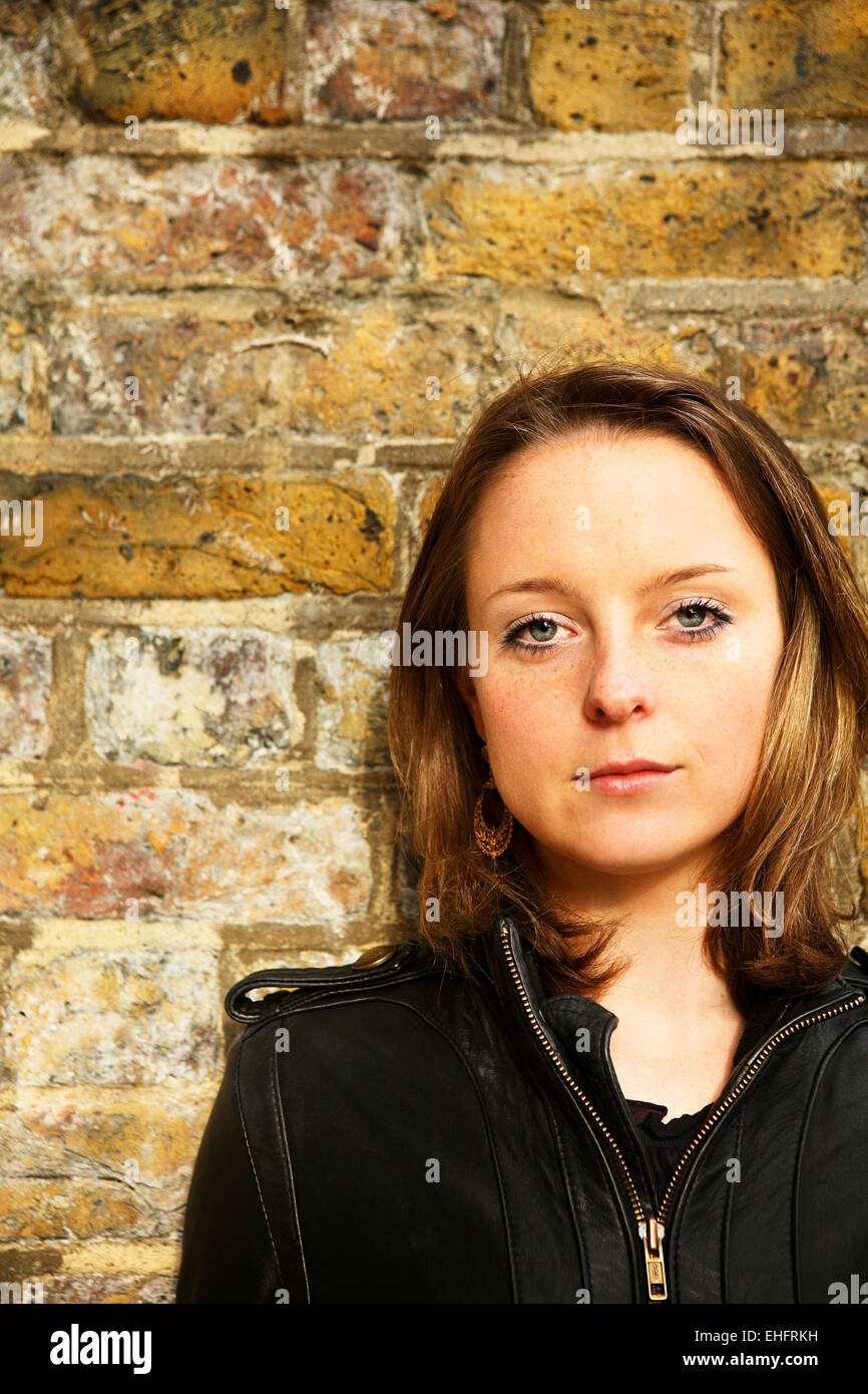 Portrait de Mia Clarke de Electrelane à Londres Photo Stock - Alamy