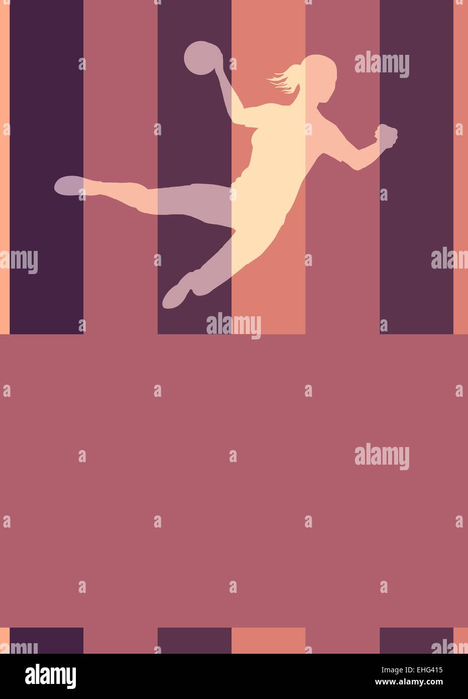 Handball match invitation poster flyer Banque de photographies et d ...