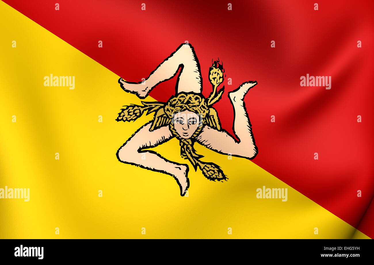 Drapeau de la sicile Banque de photographies et d’images à haute ...