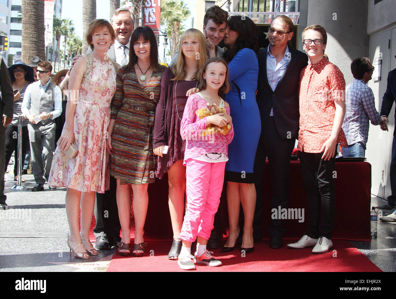 Katey Sagal à son Walk of Fame de Hollywood star cérémonie : Katey Sagal,Kurt Sutter Dayton ...