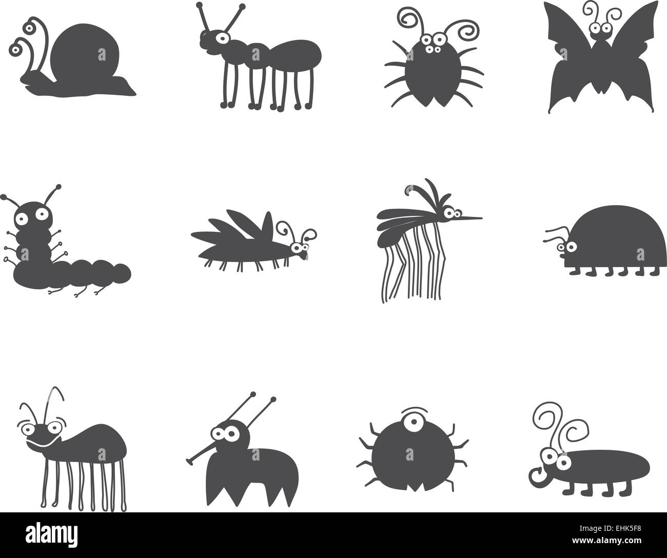 Cartoon insects Banque de photographies et d’images à haute résolution ...