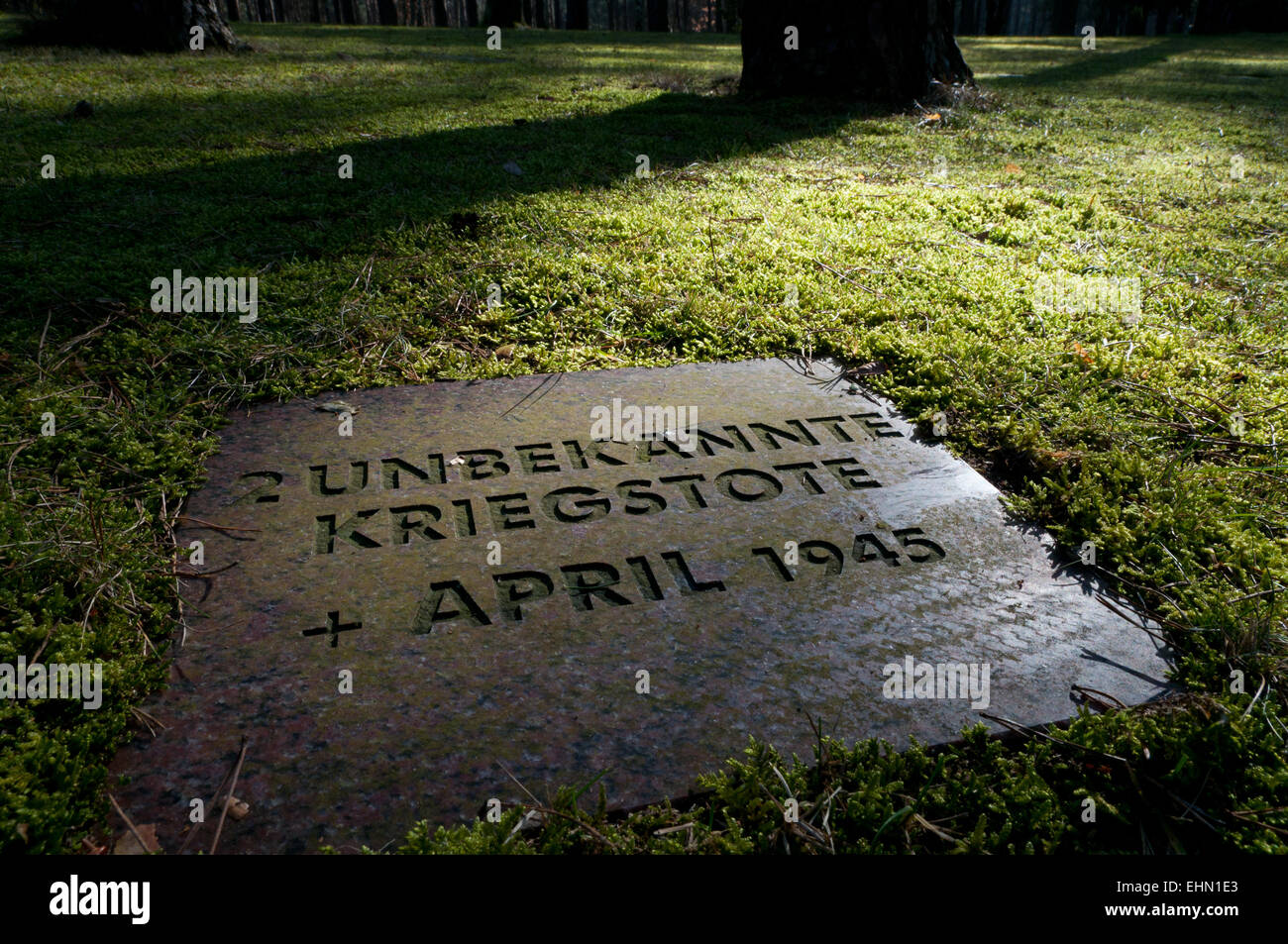 Cimetière de guerre allemand halbe wwii Banque de photographies et d ...
