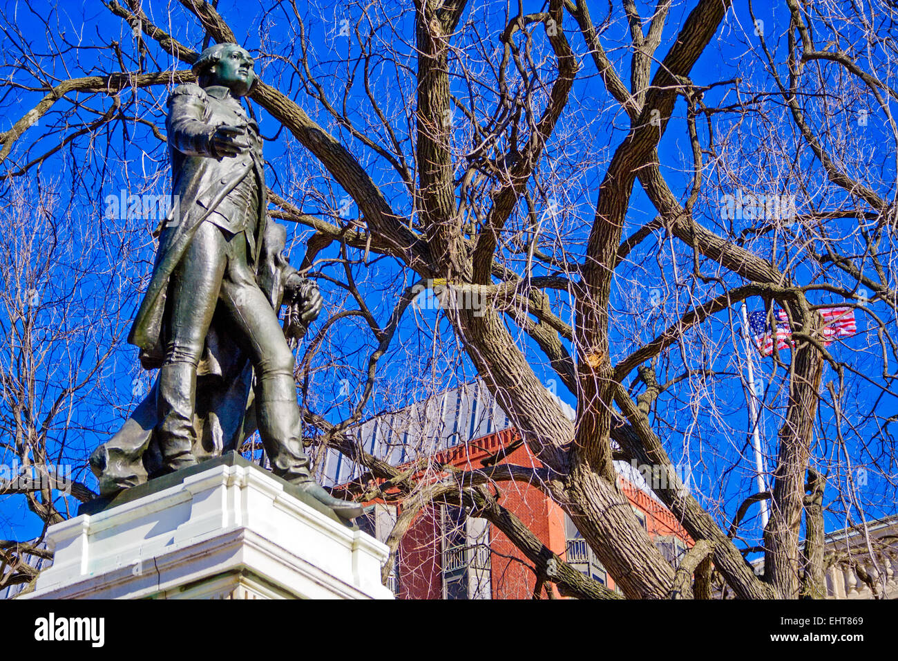 Lafayette Square Statue Washington Dc Banque d'image et photos - Alamy
