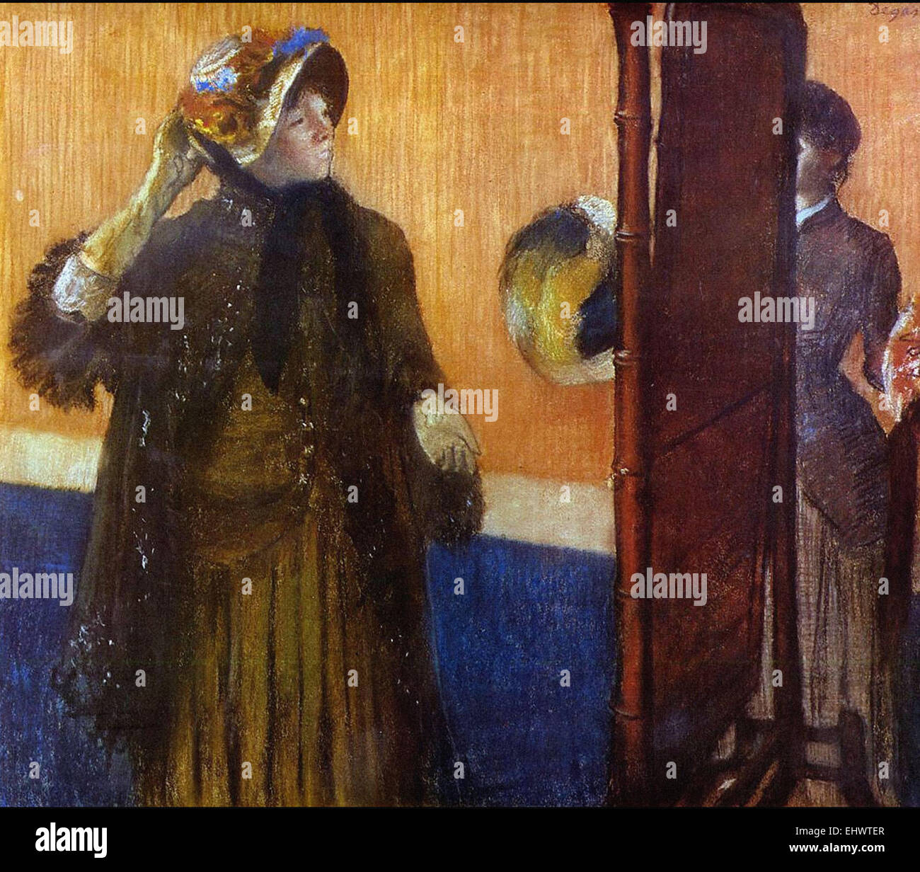 Edgar Degas à la modiste Photo Stock - Alamy