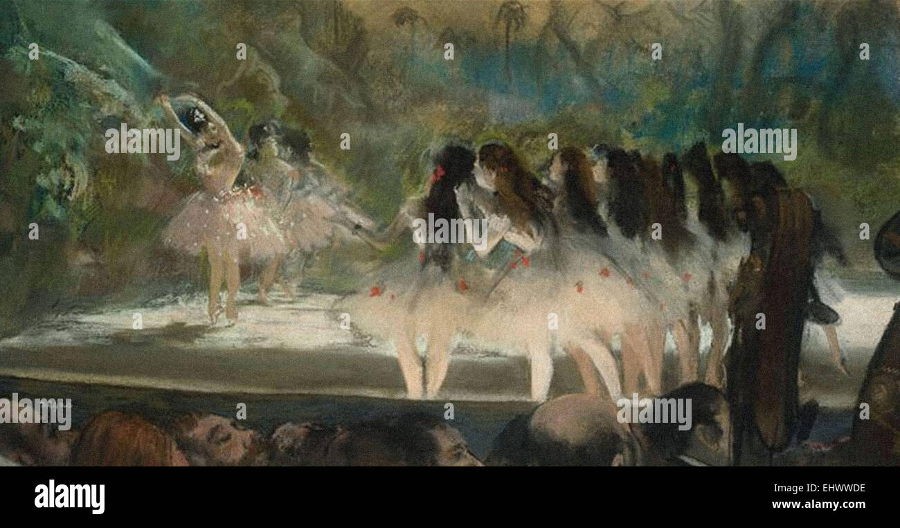 Edgar degas ballet at the paris opera Banque de photographies et d ...