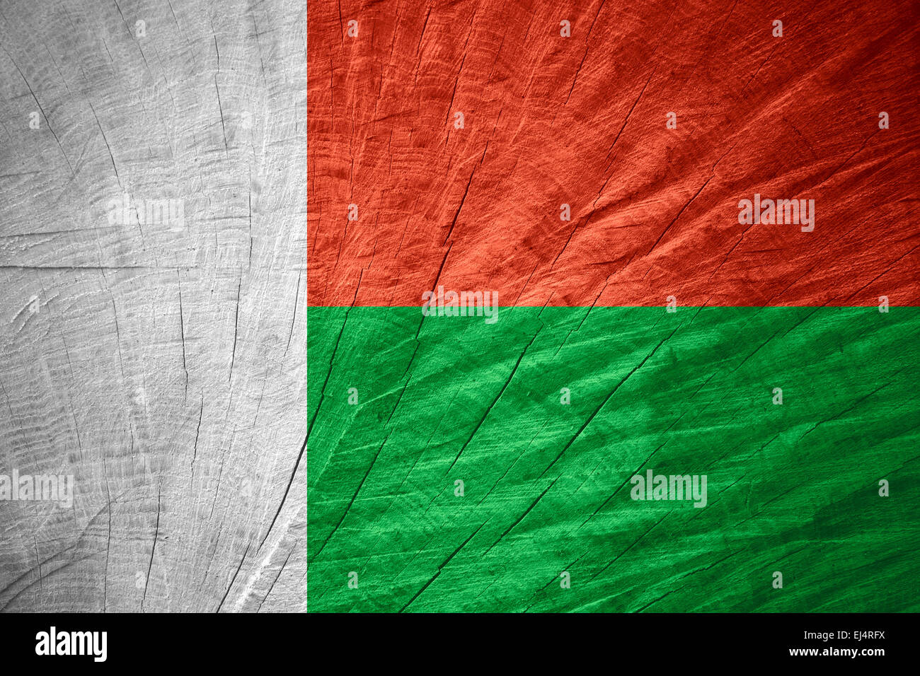 Drapeau de madagascar Banque de photographies et d’images à haute ...