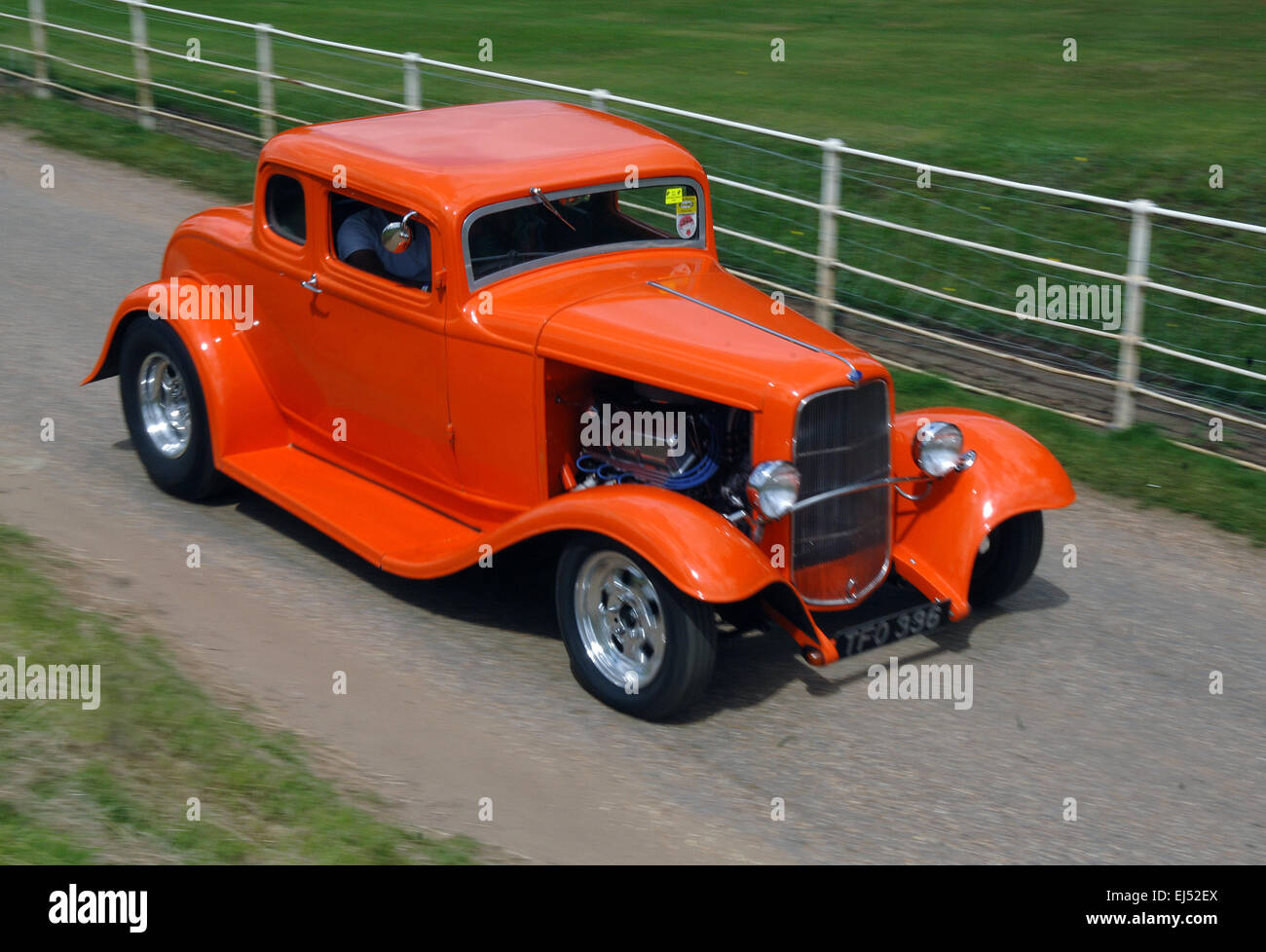 1932 Ford Model B 5-window coupe hot rod Photo Stock - Alamy