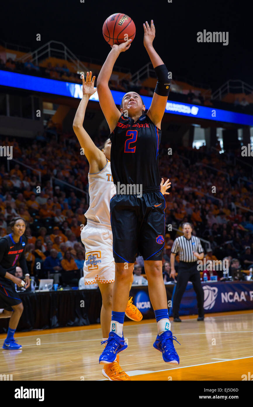 21 mars 2015 : Shaw Shalen # 2 de la Boise State Broncos tire la balle ...