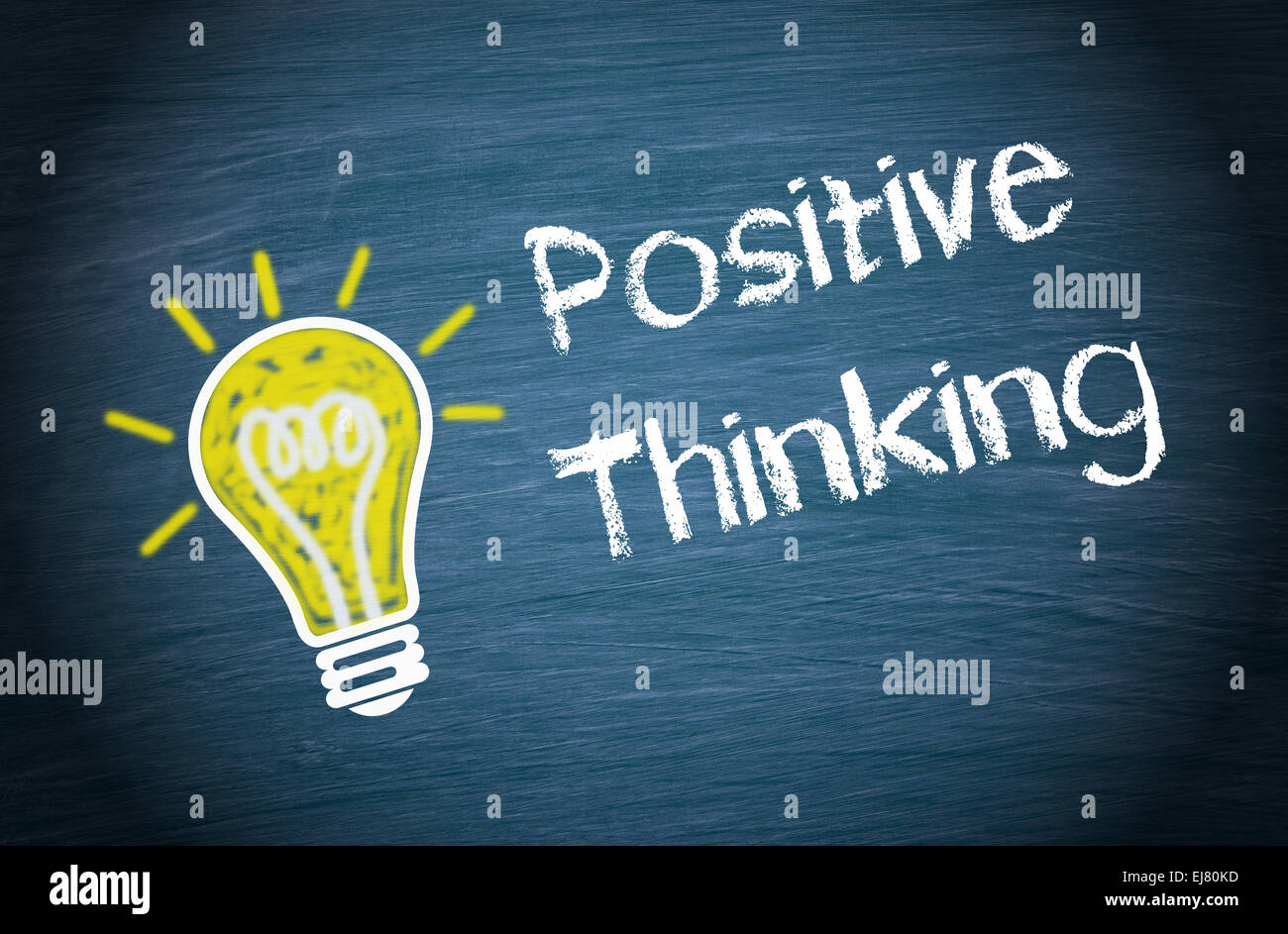 La pensée positive Photo Stock - Alamy