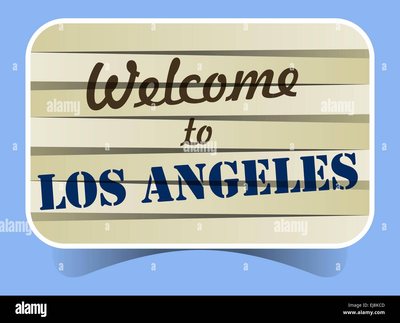 Los angeles california welcome sign Banque de photographies et d’images ...