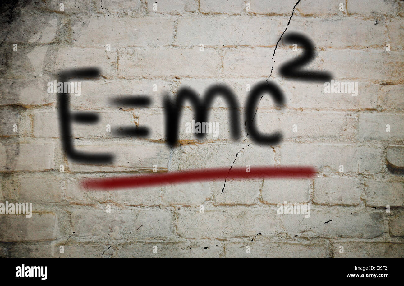 E =mc² Albert Einsteins Concept formule physique Photo Stock - Alamy