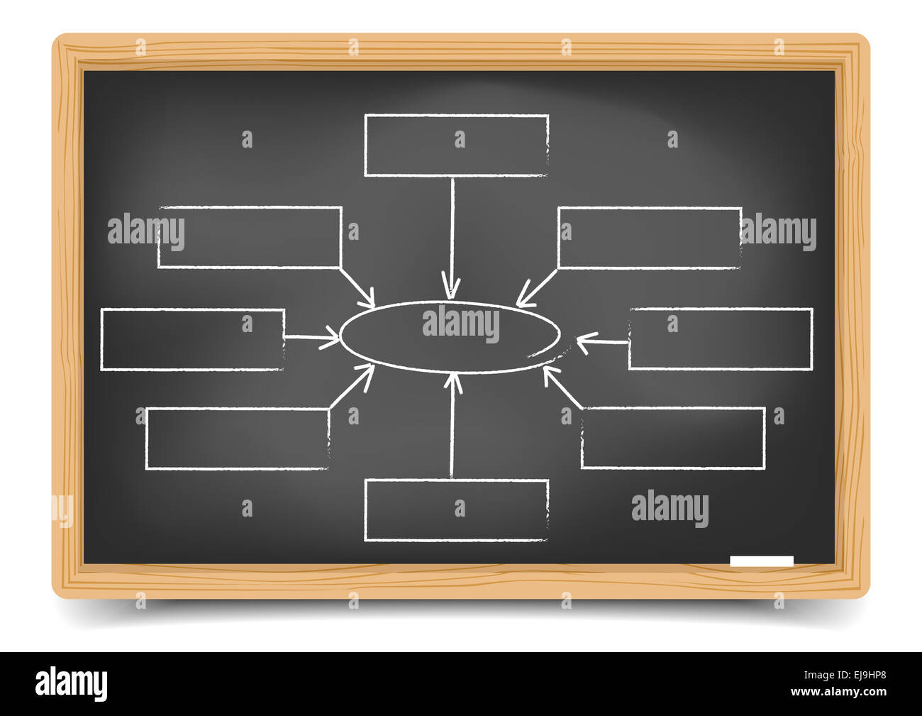 Tableau organigramme vide Photo Stock - Alamy