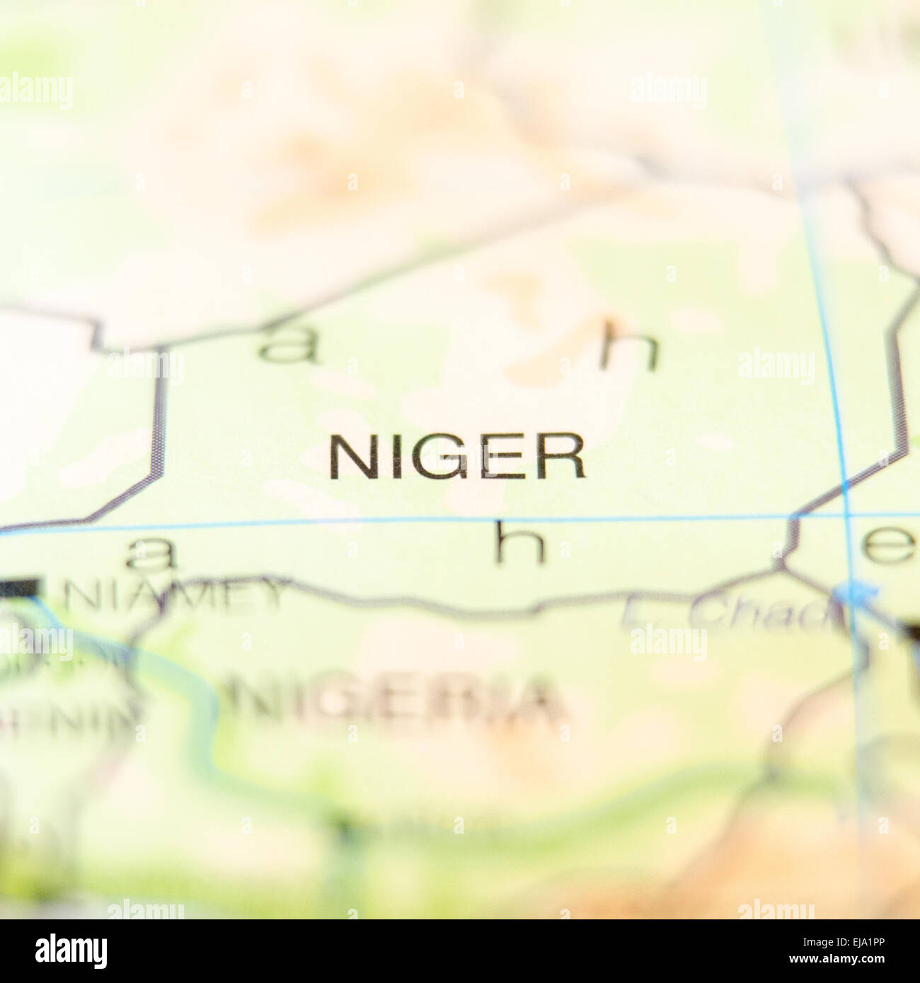 Niger country map Banque de photographies et d’images à haute ...