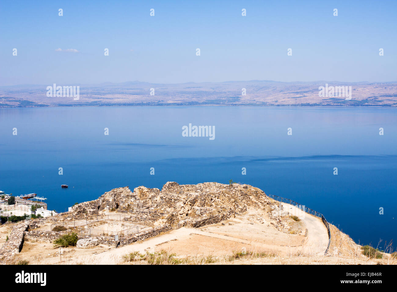 Israel sea galilee ancient boat Banque de photographies et d’images à ...