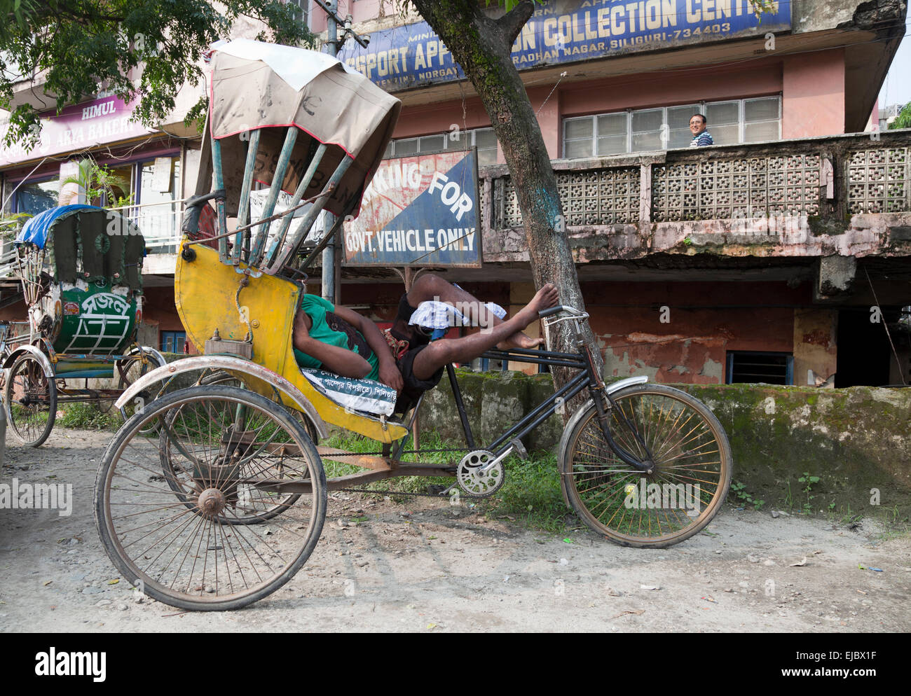 India rickshaw poverty Banque de photographies et d’images à haute ...