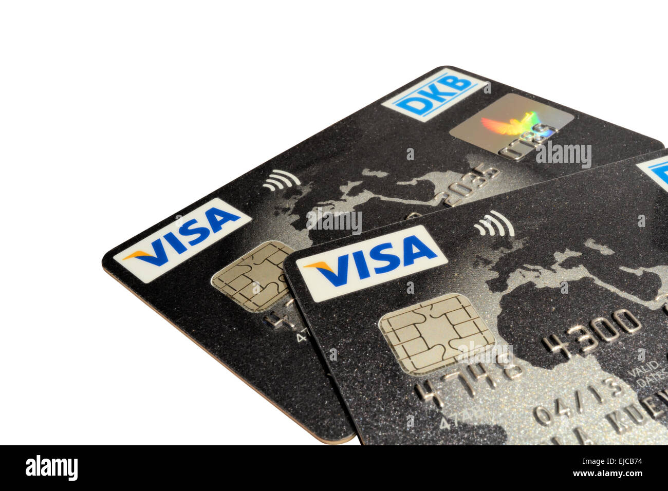 Visa debit card cut out Banque de photographies et d’images à haute ...