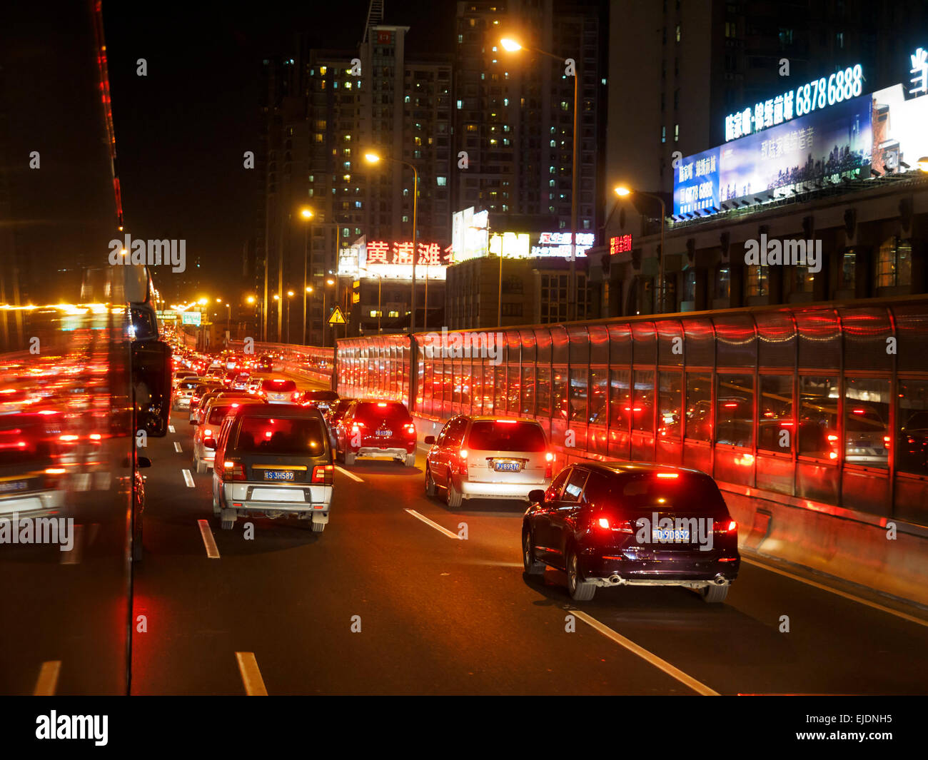 Embouteillage de shanghai Banque de photographies et d’images à haute ...