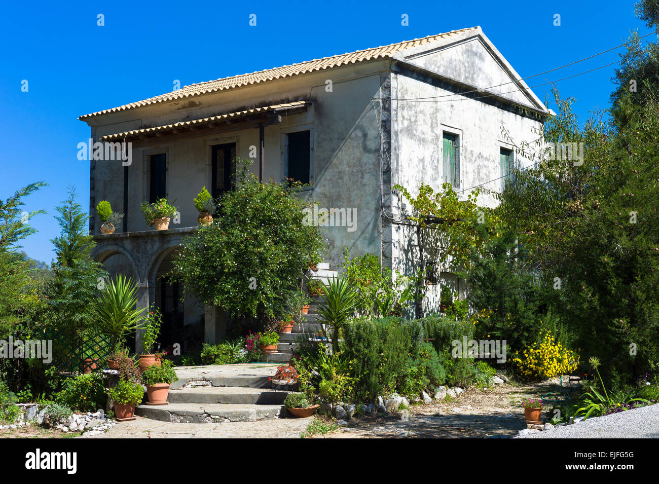 Maison grecque typique Banque de photographies et d’images à haute ...