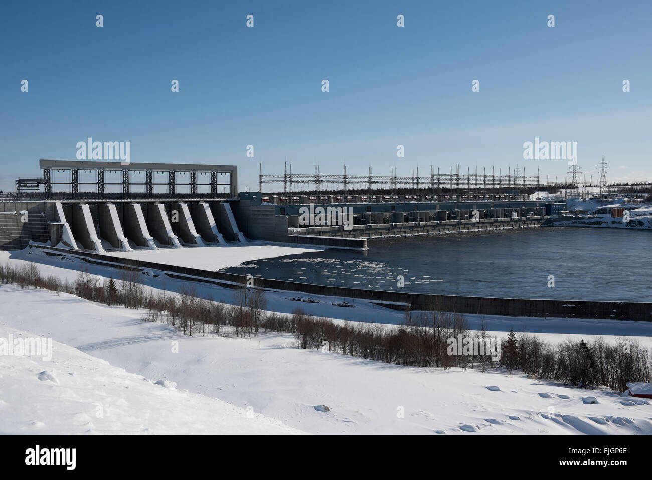 Le La Grande-1 est une centrale hydroélectrique sur la rivière La ...