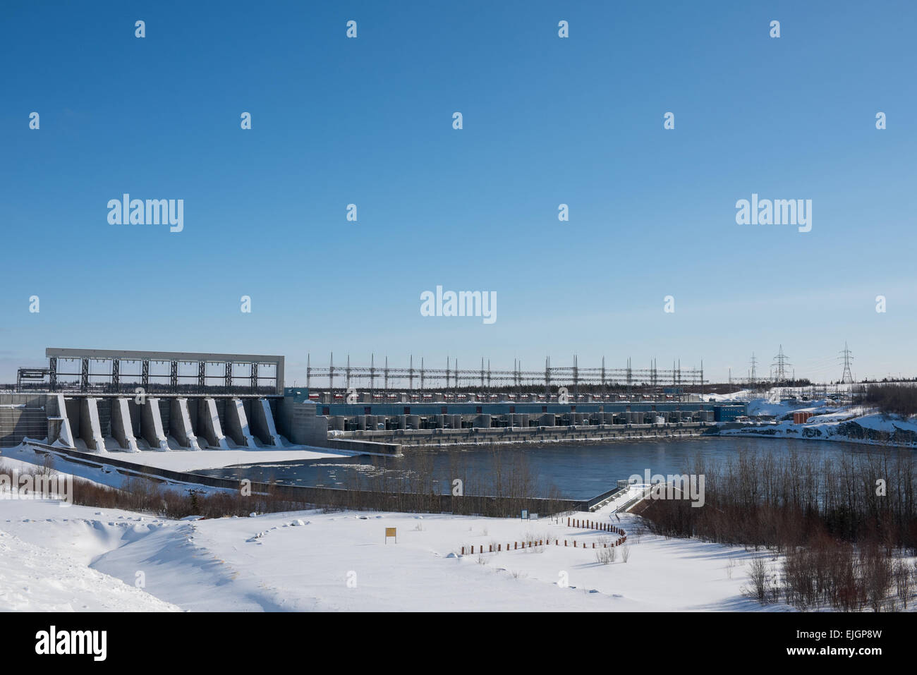 Le La Grande-1 est une centrale hydroélectrique sur la rivière La ...