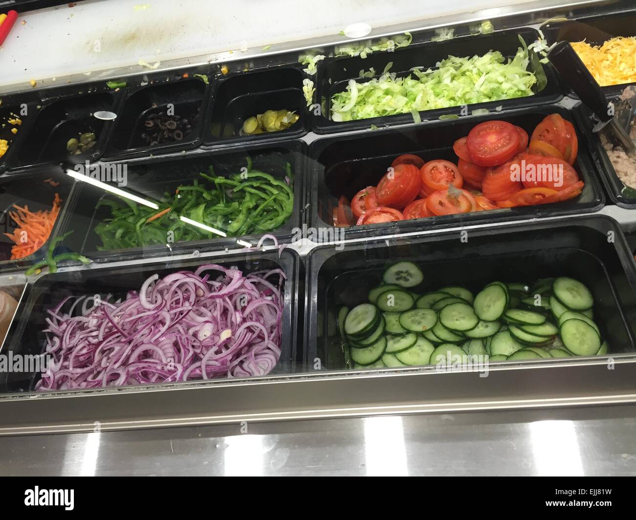 Subway fast food restaurant Banque de photographies et d’images à haute ...