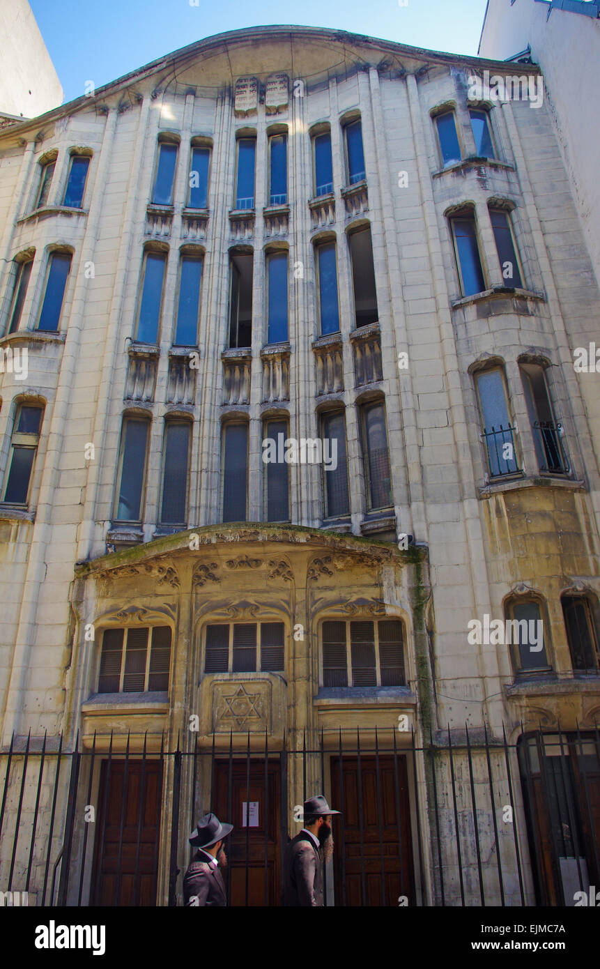 Synagogue Agoudas Hakehilos (Guimard Synagogue) à Paris, France, avec ...