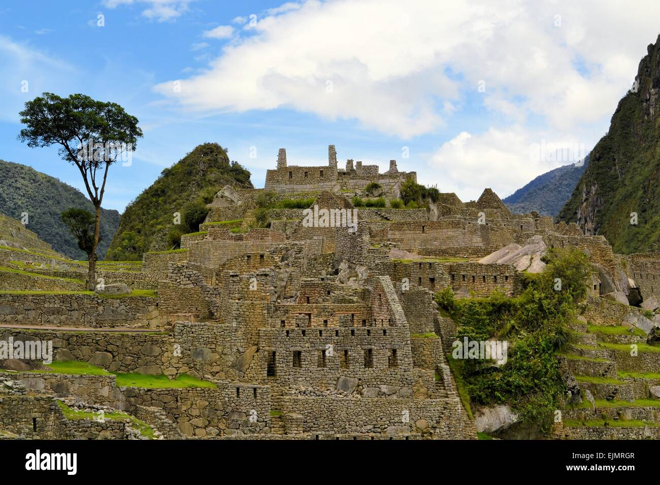 Ancient Inca Stone Masonry Machu Banque d'image et photos - Alamy