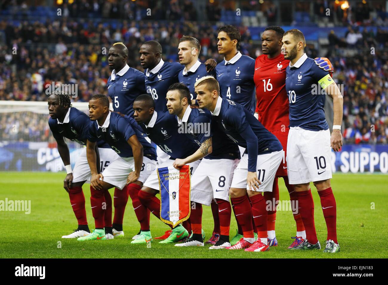France team group line up fra Banque de photographies et d’images à ...