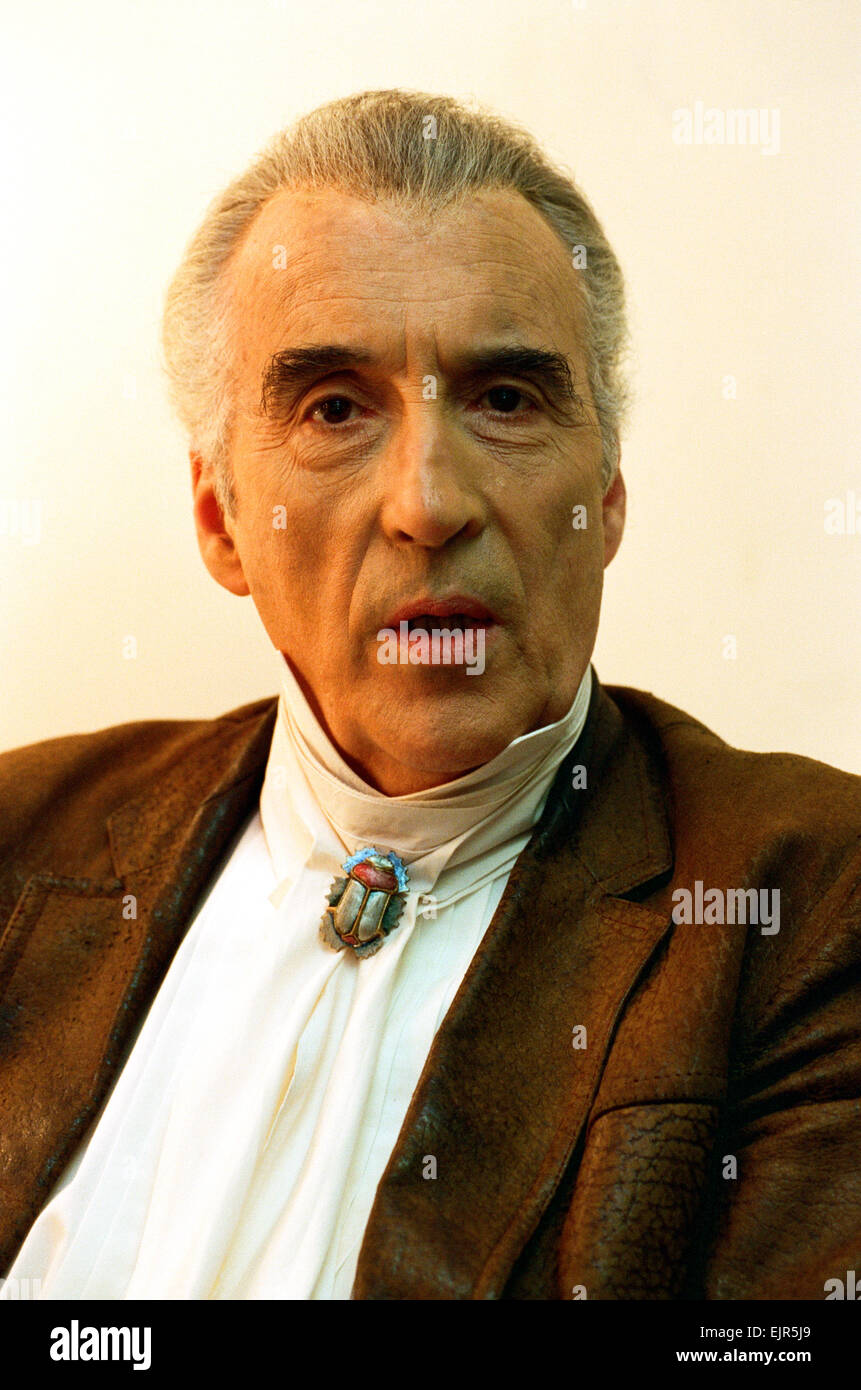 Actor christopher lee Banque de photographies et d’images à haute ...