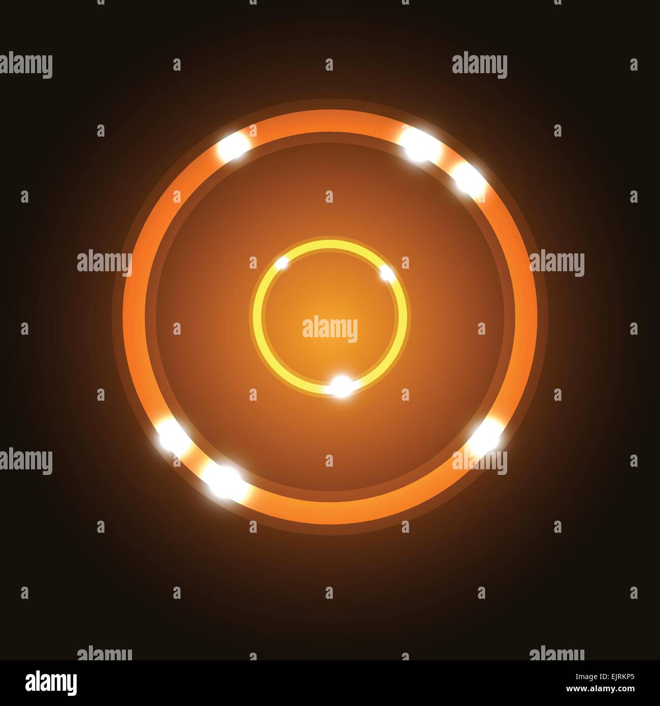 Bague orange Banque d'images vectorielles - Alamy