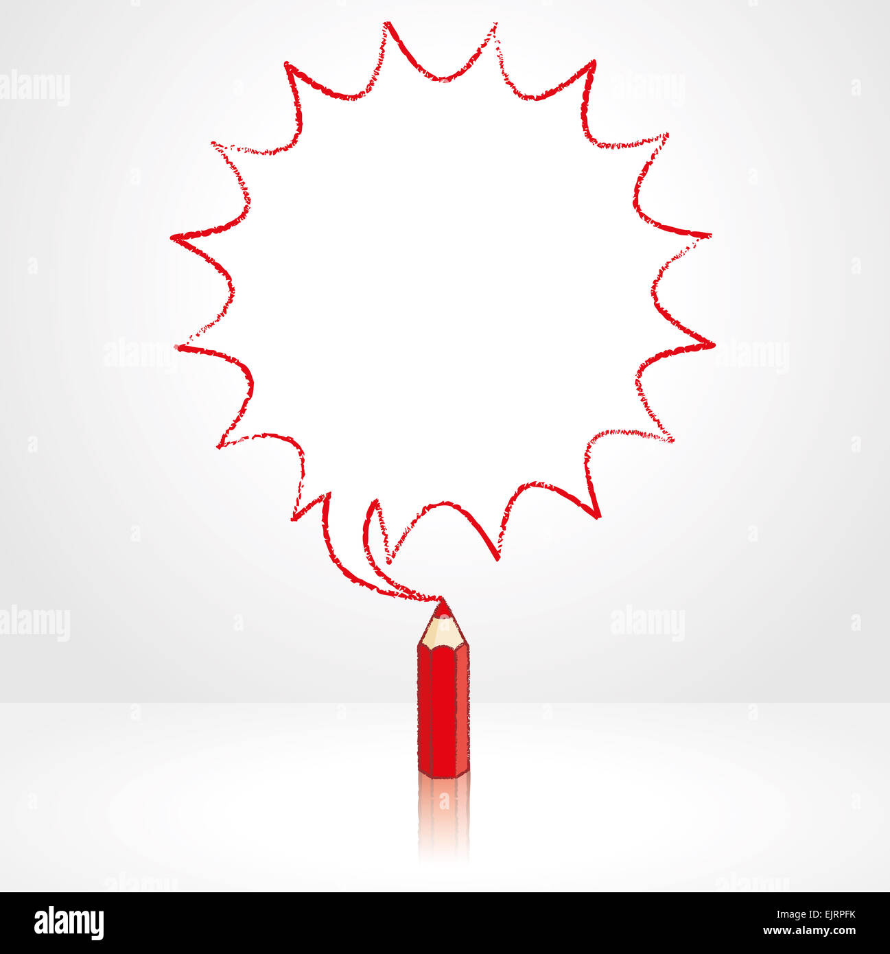 Dessin au crayon rouge Banque de photographies et d’images à haute ...